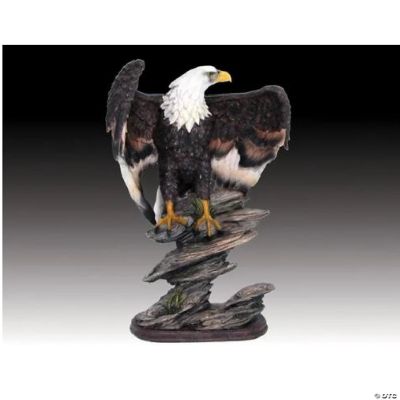 Eagle On Rock Figurine New | Oriental Trading