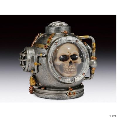 Skull with Diving Helmet Figurine | Oriental Trading