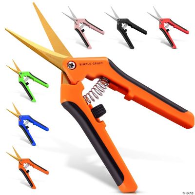 Zulay Kitchen Simple Craft Pruning Shears (Orange)