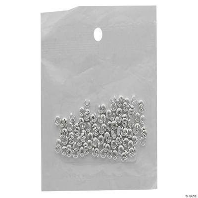 John Bead Crimp Cover 3mm Silver 100pc