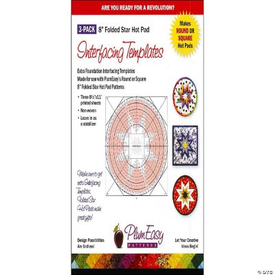 PlumEasy Patterns Interfacing Template HotPad 3pc