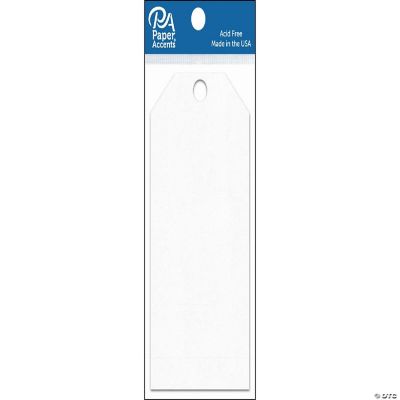 Craft Tags 2.5x5.25 25pc White