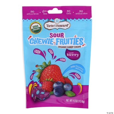 Torie and Howard - Chewy Fruities Organic Candy Chews - Sour Berry ...