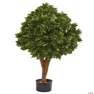 Nearly Natural 41" Tea Leaf Artificial Tree UV Resistant (Indoor/Outdoor)
