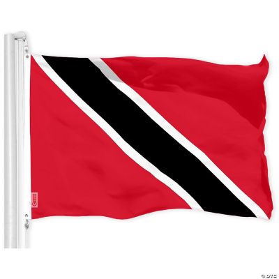 G128 3x5ft Trinidad and Tobago 150D Polyester Flag | Oriental Trading