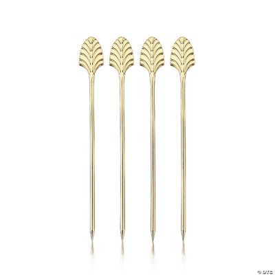 Gold Art Deco Cocktail Picks | Oriental Trading
