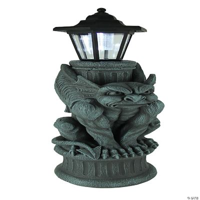 World of Wonders Glowing Grimace Guardian Gargoyle LED Solar Light ...