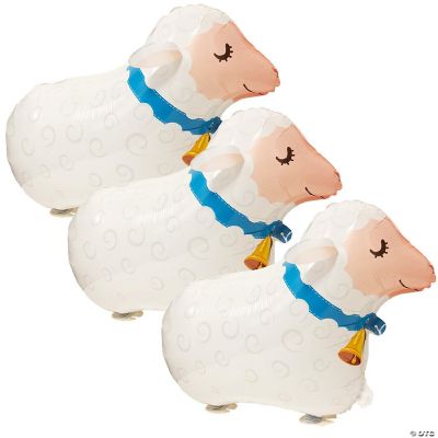 Wrapables Walking Animal Pet Balloon (Set of 3), Sheep | Oriental Trading