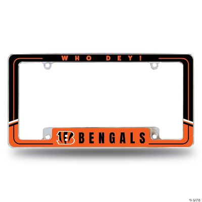 Rico Industries NFL Football Cincinnati Bengals Two-Tone 12" x 6 ...