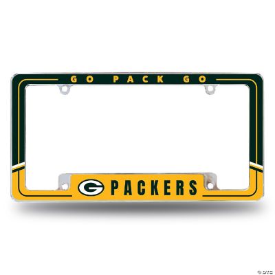 Rico Industries NFL Football Green Bay Packers Two-Tone 12" x 6" Chrome ...