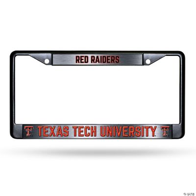 Rico Industries NCAA Texas Tech Red Raiders Black Game Day Black Chrome ...