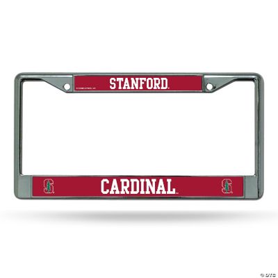 Rico Industries NCAA Stanford Cardinal 12" x 6" Chrome Frame With Decal ...
