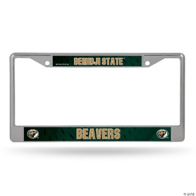 Rico Industries NCAA Bemidji State Beavers 12" x 6" Chrome Frame With ...