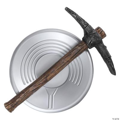 Prospector Pick Axe and Pan Costume Accessory | Oriental Trading