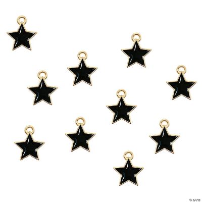 Wrapables Astronomy Jewelry Making Charm Pendant (Set of 10), Black ...