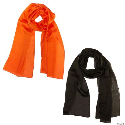 Wrapables® Lightweight Silky Satin Solid Colored Scarf (Set of 2 ...