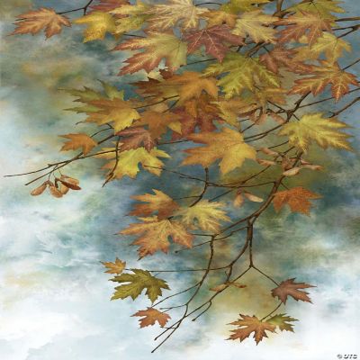 Autumn Splendor Stonehenge Panel 23 x 43 Floral Cotton Fabric by Northcott