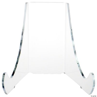 Plymor Clear Acrylic Flat Back Easel With Rounded Support Ledges, 8" H ...