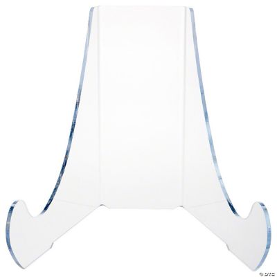 Plymor Clear Acrylic Flat Back Easel With Rounded Support Ledges, 12" H ...