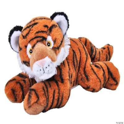 Wild Republic Ecokins Tiger Stuffed Animal, 12 Inches | Oriental Trading