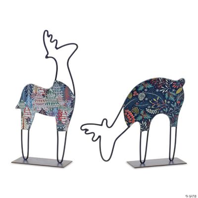 Metal Deer Tabletop Décor (Set of 2) | Oriental Trading