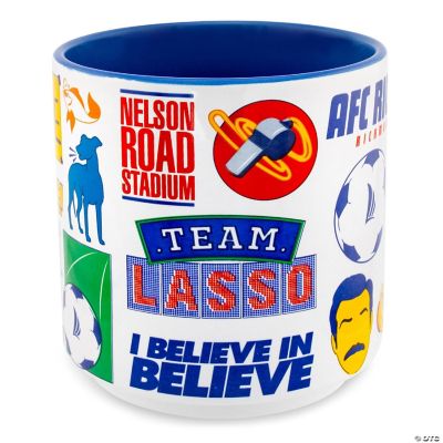 Ted Lasso Icons Ceramic Mug Holds 13 Ounces | Oriental Trading