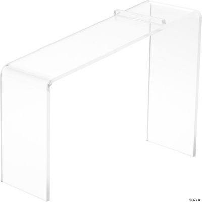 Plymor Clear Acrylic Elevated Heel Shoe Display Riser, 3" W x 9" D x 7 ...