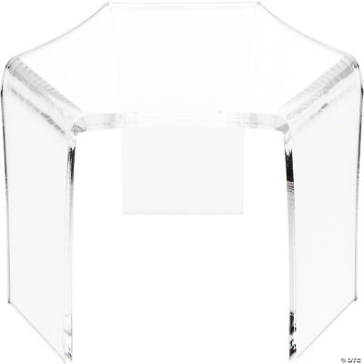 Plymor Clear Acrylic Tri-Leg (6 Sided) Display Riser, 3.5" H x 8.75" W ...