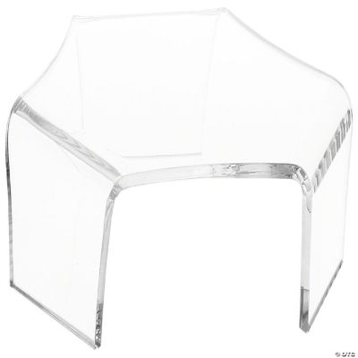 Plymor Clear Acrylic Tri-Leg (6 Sided) Display Riser, 1.25" H x 4.25" W ...