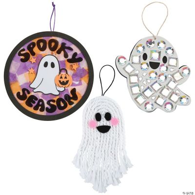 Glam Ghost Bright & Shiny Halloween Craft Assortment Kit - 36 Pc.
