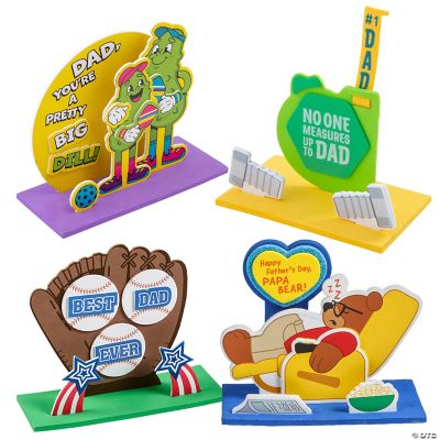 Bulk Father's Day 3D Stand Up Craft Kit Assortment - Makes 48 ...