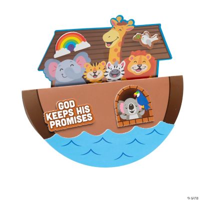 10" x 7 3/4" Noah’s Ark Rocking Paper Craft Kit - Makes 12 | Oriental ...