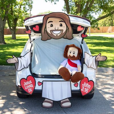Deluxe Jesus Loves Us John 3:16 Trunk-or-Treat Decorating Kit - 14 Pc.