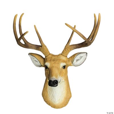 Zeckos 20 Inch 8-Point Buck Deer Head Wall Mounted Bust Sculpture ...