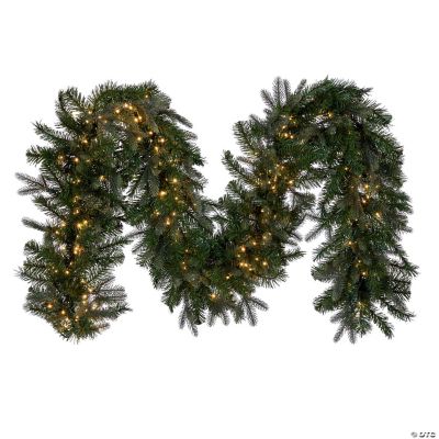 Vickerman 9' Proper 14" Douglas Fir Artificial Pre-Lit Garland with ...