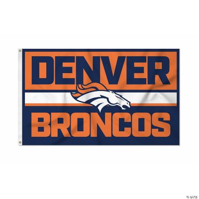 Rico Industries NFL Football Denver Broncos Bold 3' x 5' Banner Flag ...