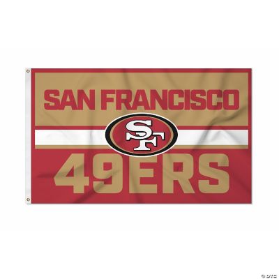 Rico Industries NFL Football San Francisco 49ers Bold 3' x 5' Banner ...