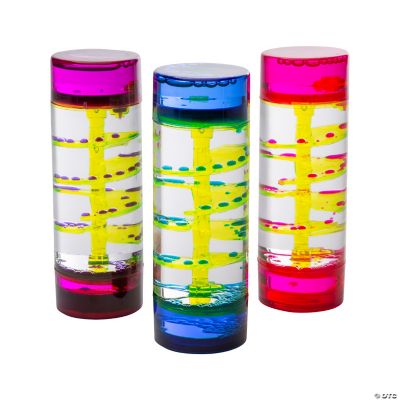 2 1/4" x 6" Sensory Spiral Liquid Motion Bubblers Set - 3 Pc ...