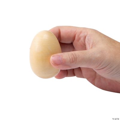 2 1/2" Wooden Egg Shaker Music Instrument & Sensory Tools - 6 Pc ...