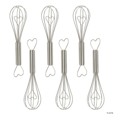 R&M International Whisk With Heart Pack Of 6 | Oriental Trading