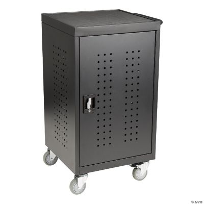 Fat Catalog 30-Bay Tablet Charging Cart with Electric - Black ...