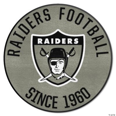 Las Vegas Raiders Roundel Rug - 27in. NFL Retro Logo, Retro Raider ...