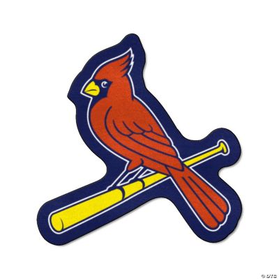 St. Louis Cardinals Mascot Rug - Bird on Bat Logo | Oriental Trading