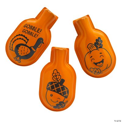 1 1/2" x 2 1/2" Mini Thanksgiving Metal Clicker Toys – 12 Pc ...