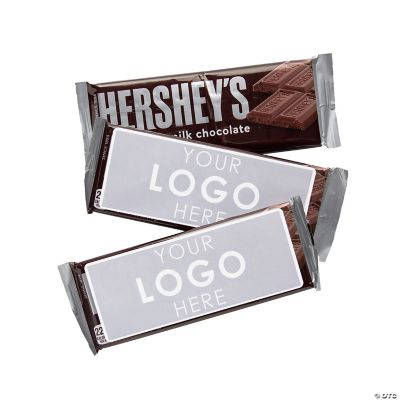 5 1/4" x 2" Bulk 96 Pc. Custom Full-Color Logo Candy Bar Labels ...