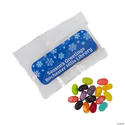 Personalized Winter Jelly Belly® Clear Fun Packs - 24 Pc. | Oriental ...