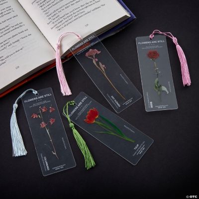 Transparent Flower Bookmarks - 12 Pc. | Oriental Trading