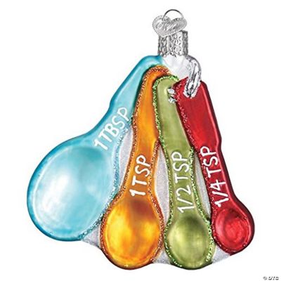 Old World Christmas Measuring Spoons Glass Blown Ornament | Oriental ...