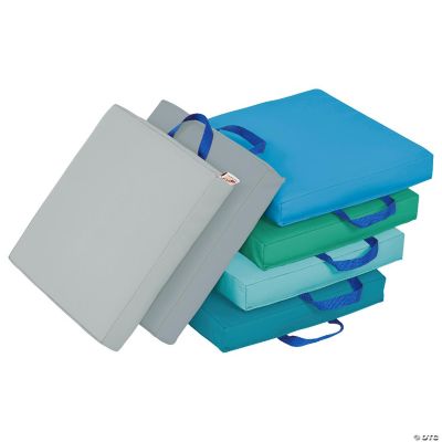 ECR4Kids SoftZone Floor Cushions, Square, Flexible Seating ...