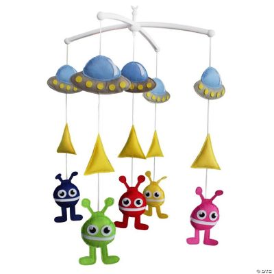 Baby Musical Crib Mobile UFO Alien Decor Crib Mobile